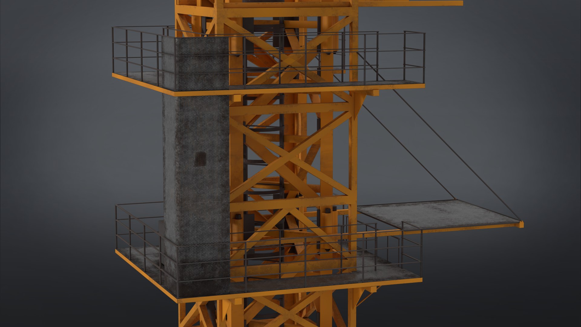 Tower Crane Model - TurboSquid 2129270