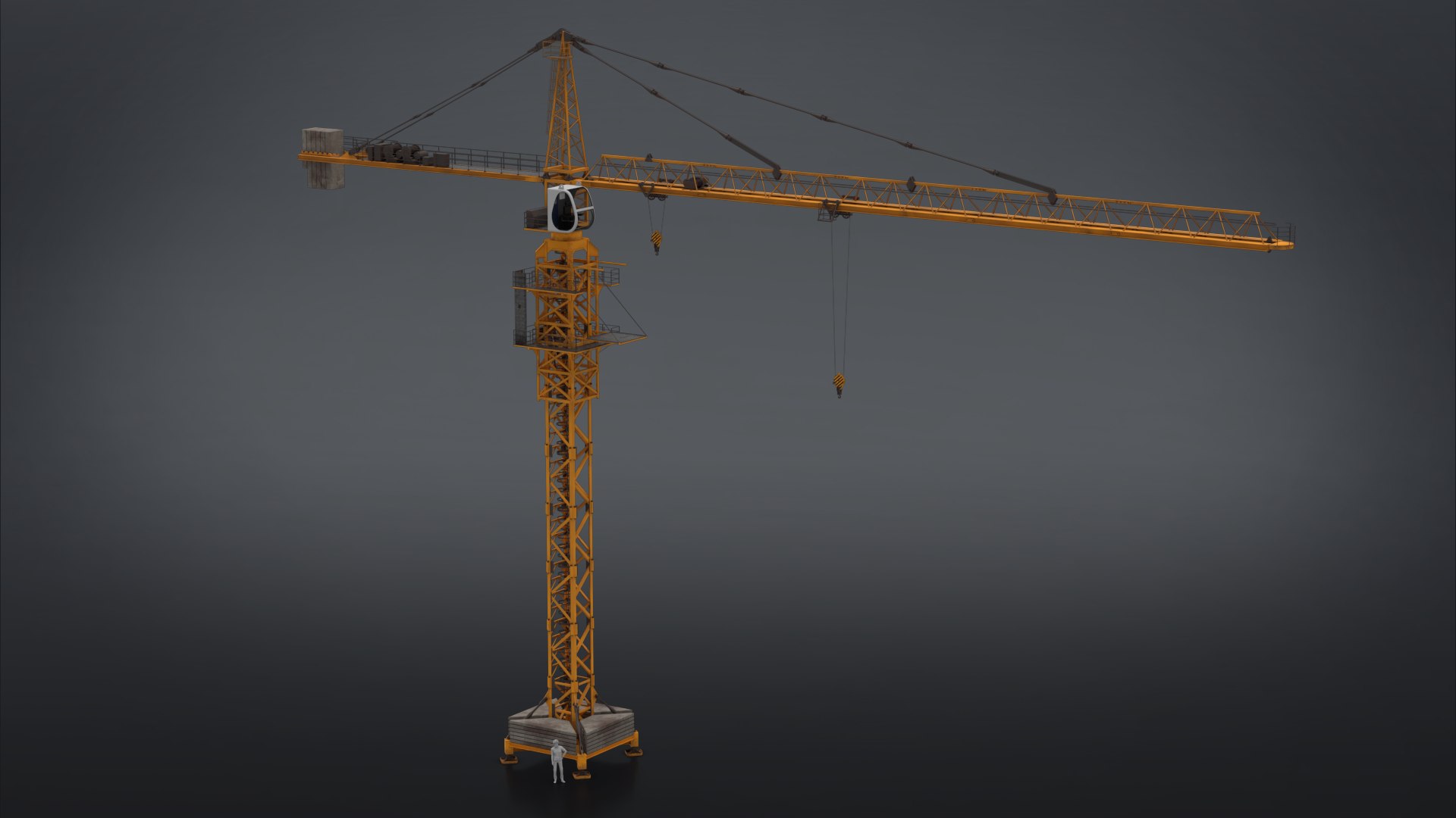 Tower Crane Model - TurboSquid 2129270