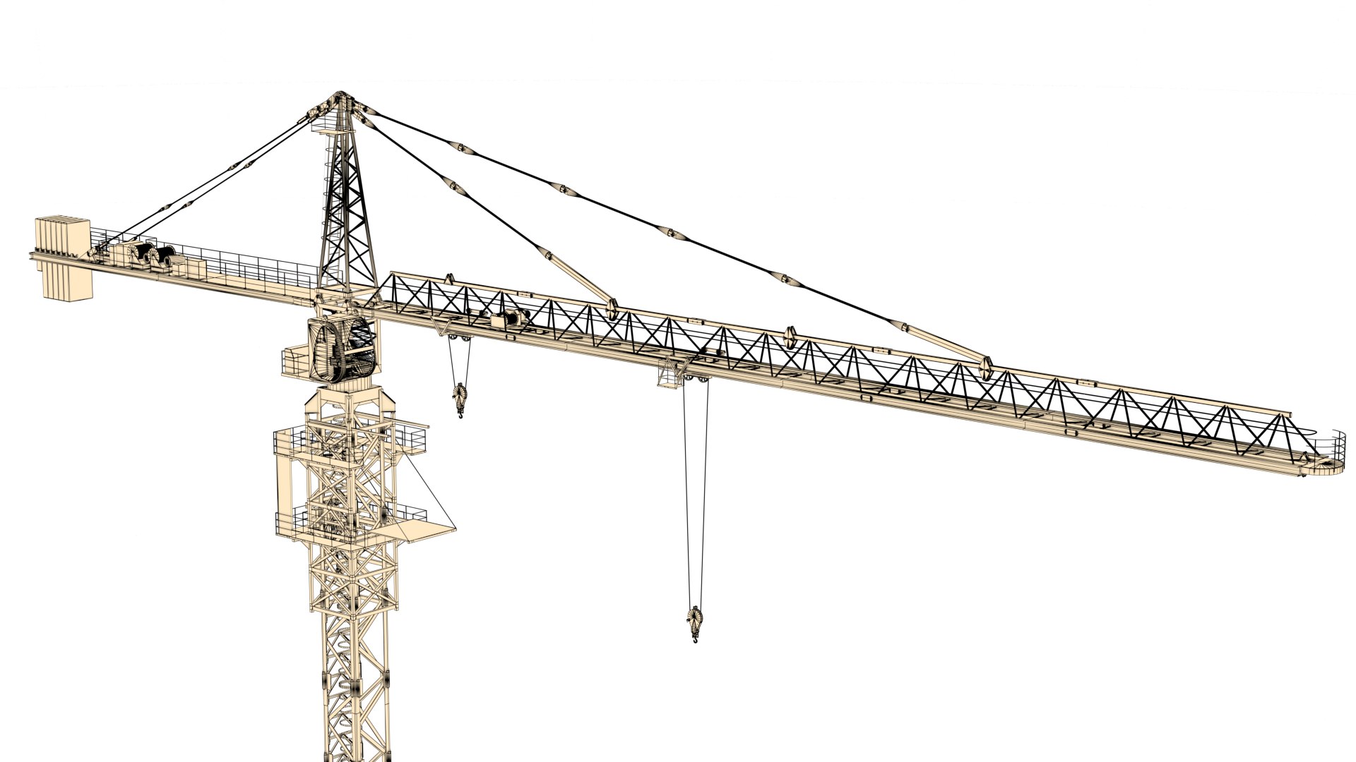 Tower Crane Model - TurboSquid 2129270
