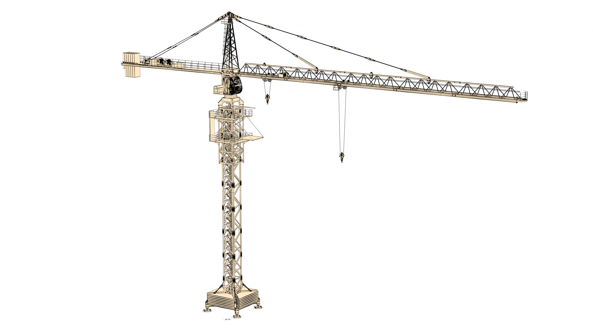 Tower Crane Model - TurboSquid 2129270