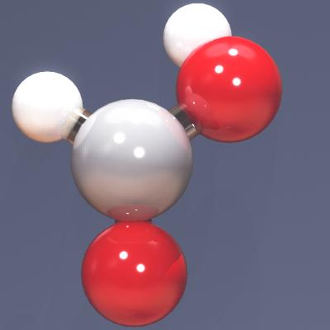 3d Model Of Molecule Formic Acid