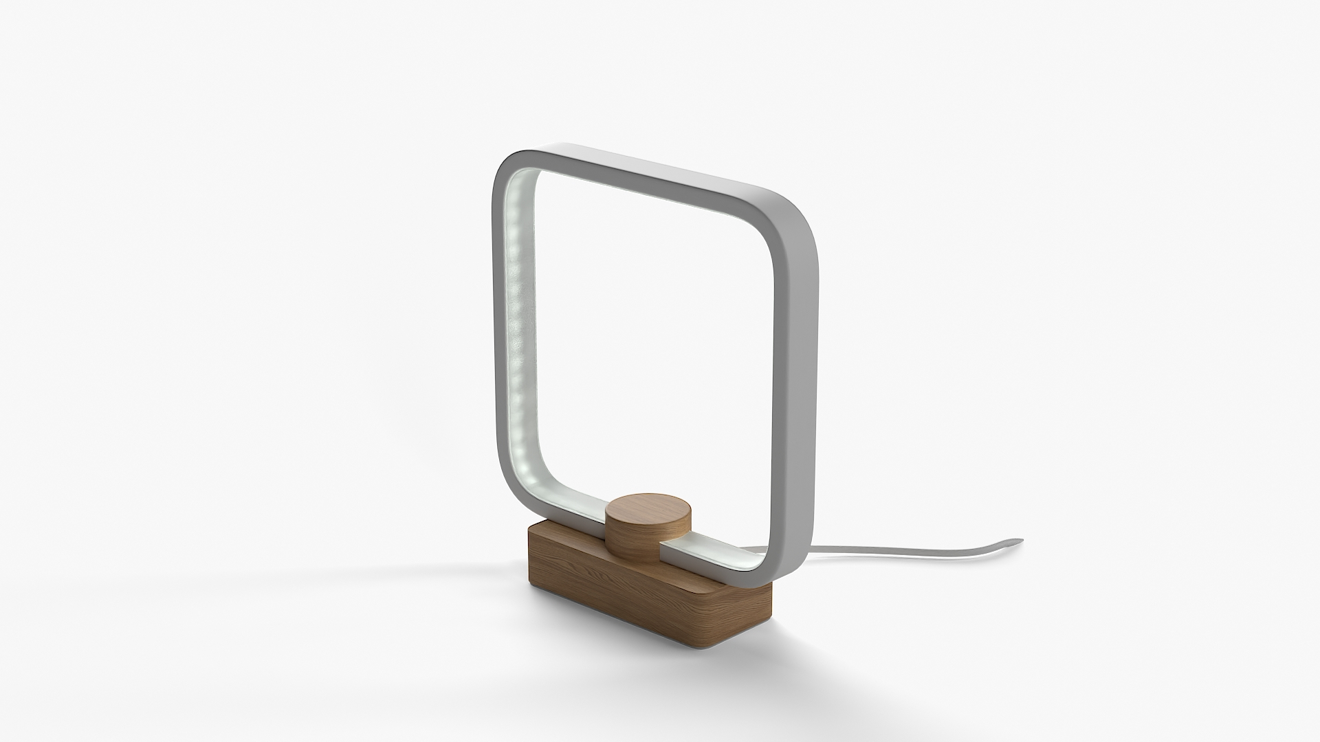 MINIMALIST LED WOOD TABLE LAMP 3D Model - TurboSquid 2398827