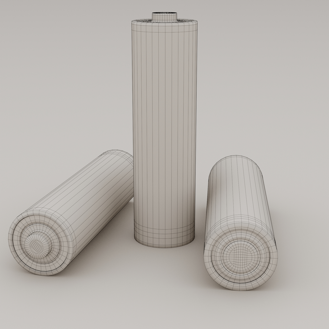 Aa Battery 3D Model - TurboSquid 1605047