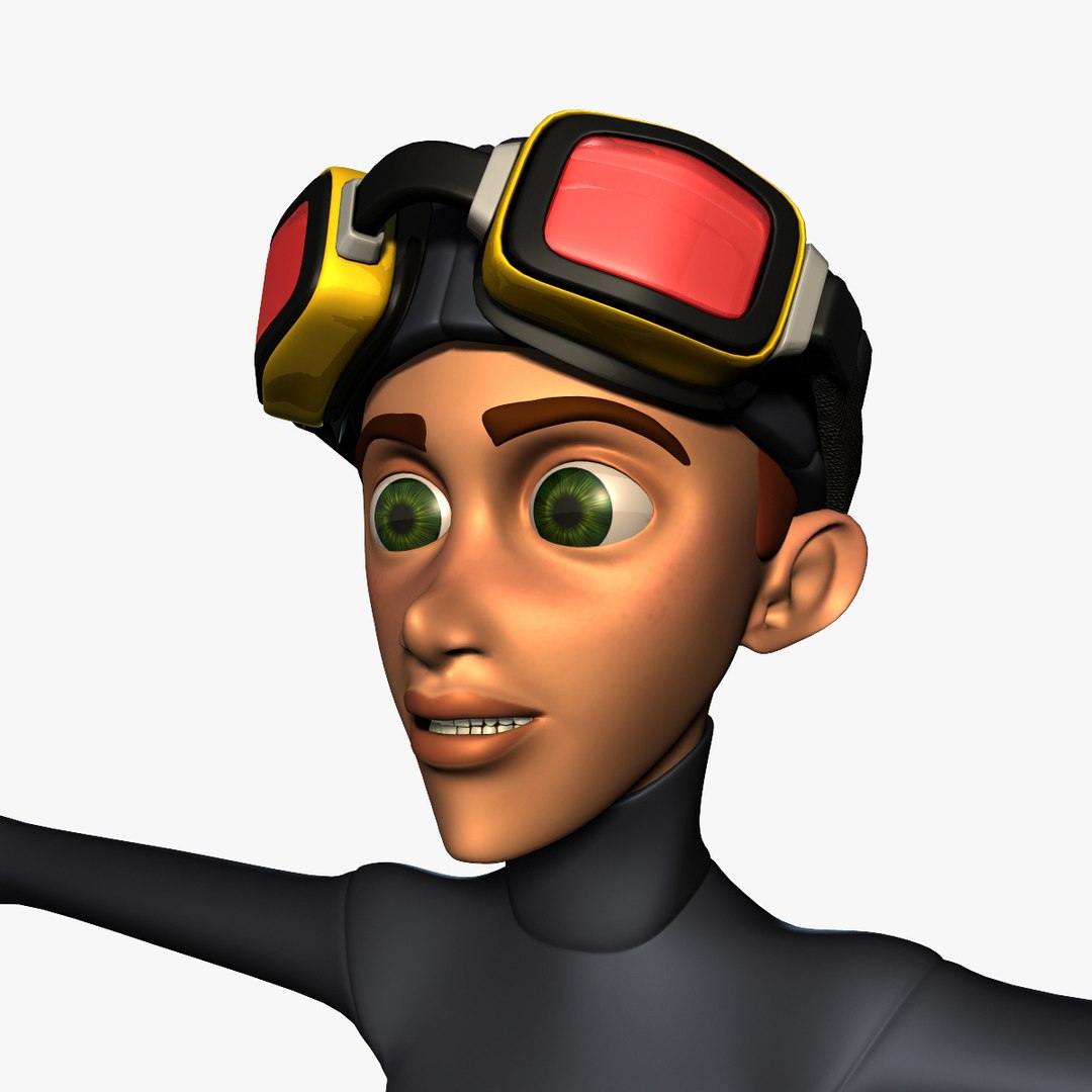 basic rig eyes obj