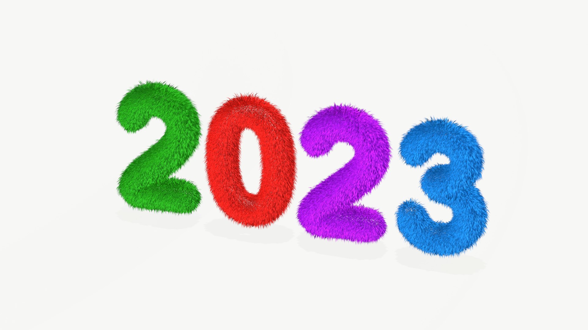 2023 New Year 3D Model - TurboSquid 2005824