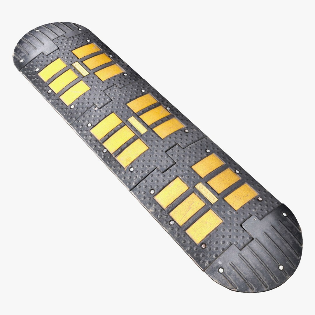 3D Realistic Speed bump - TurboSquid 1811685