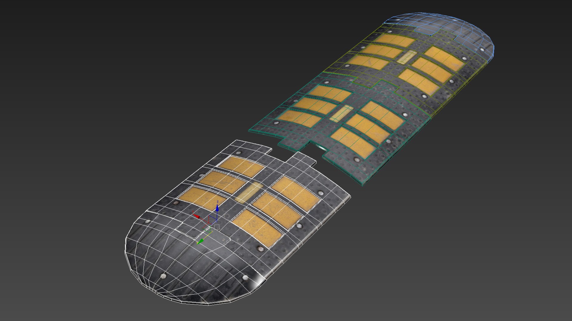 3D Realistic Speed Bump - TurboSquid 1811685