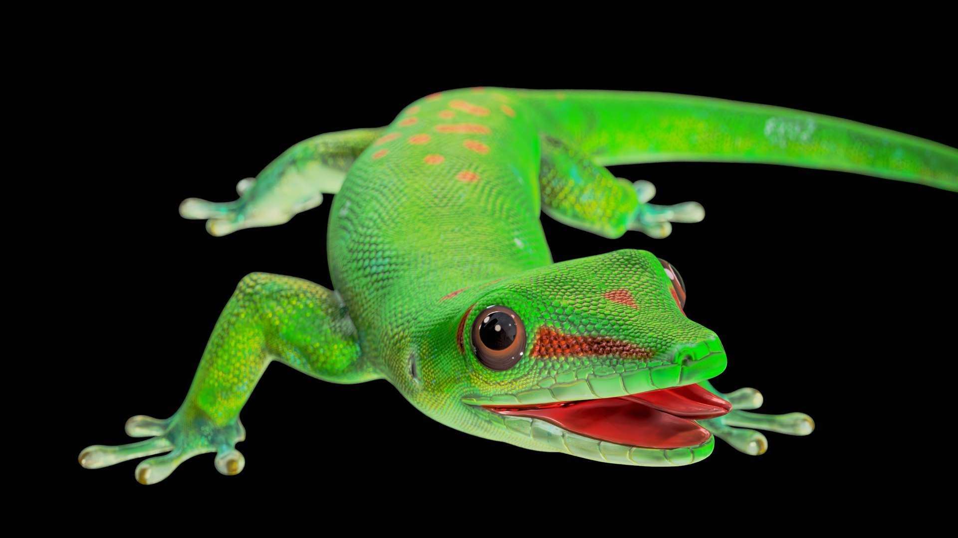 3D Phelsuma - Madagascar Day Gecko Rigged PBR - TurboSquid 2070419
