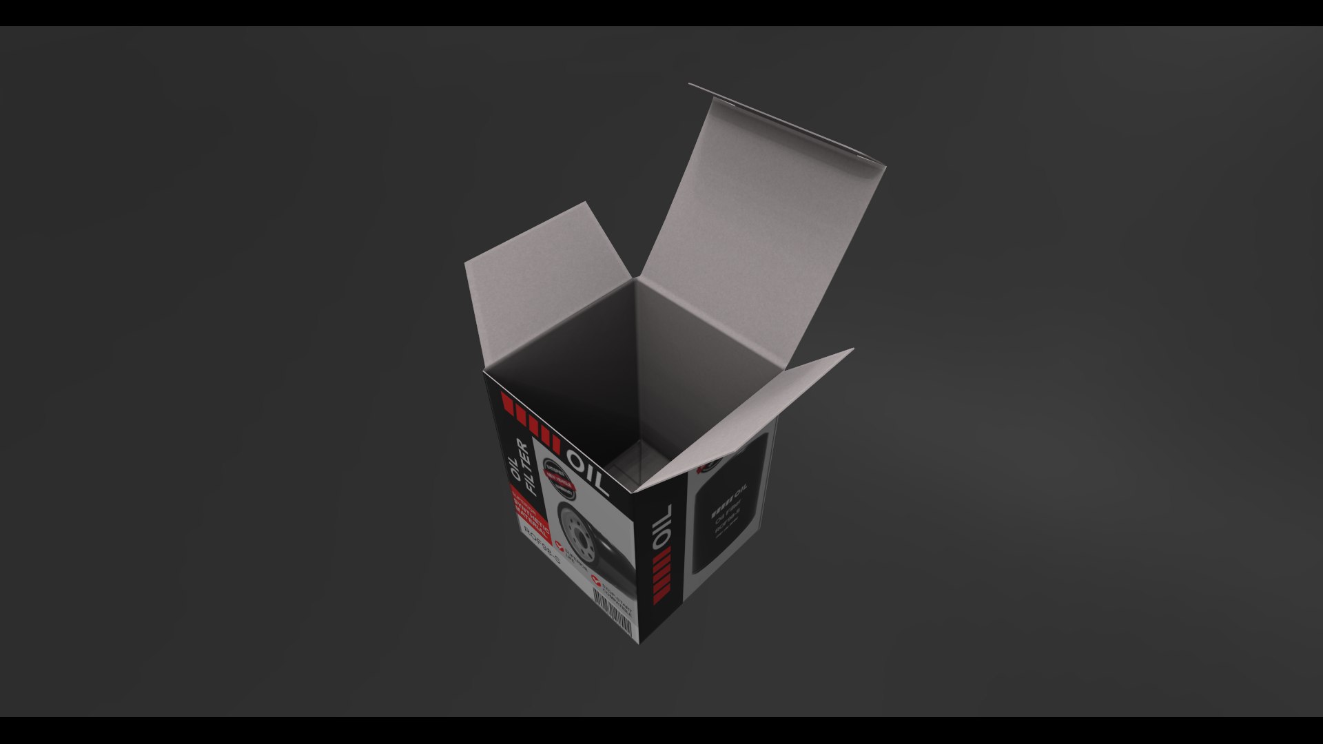 3D Model Oil Filter And Box 7x7x9cm - TurboSquid 1823291
