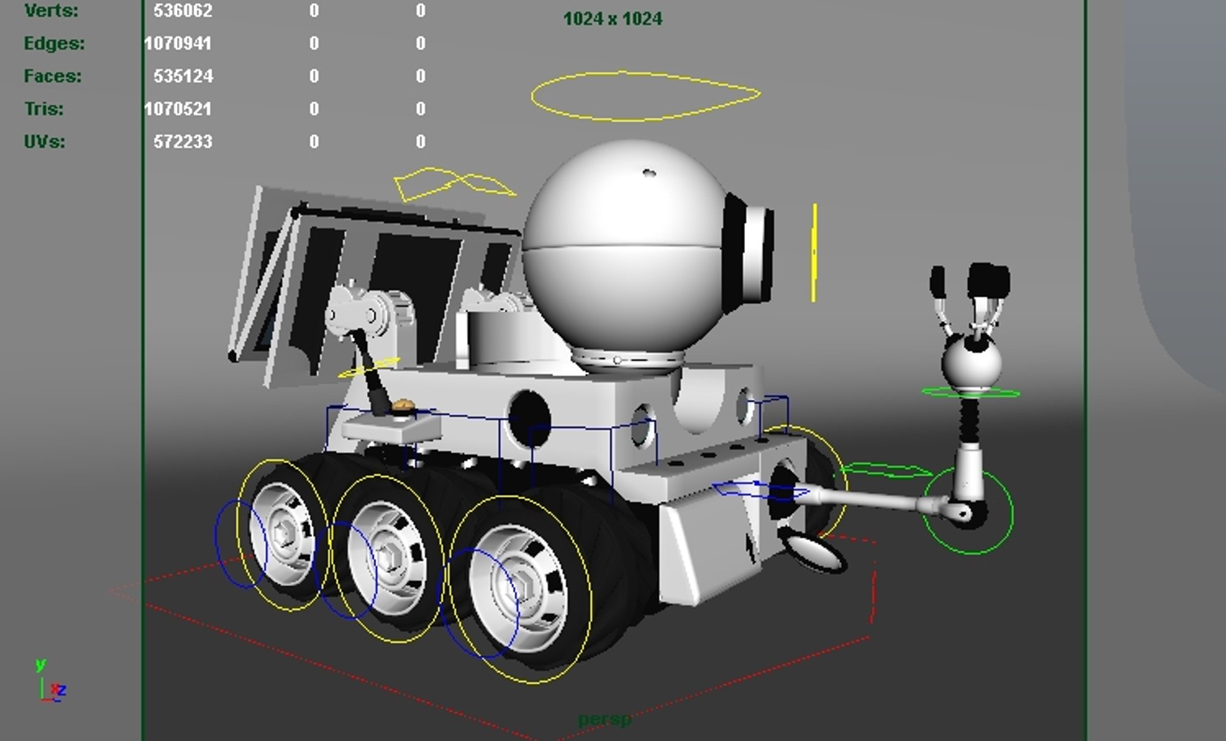 Rigged planet 51 rover 3D model - TurboSquid 1236326