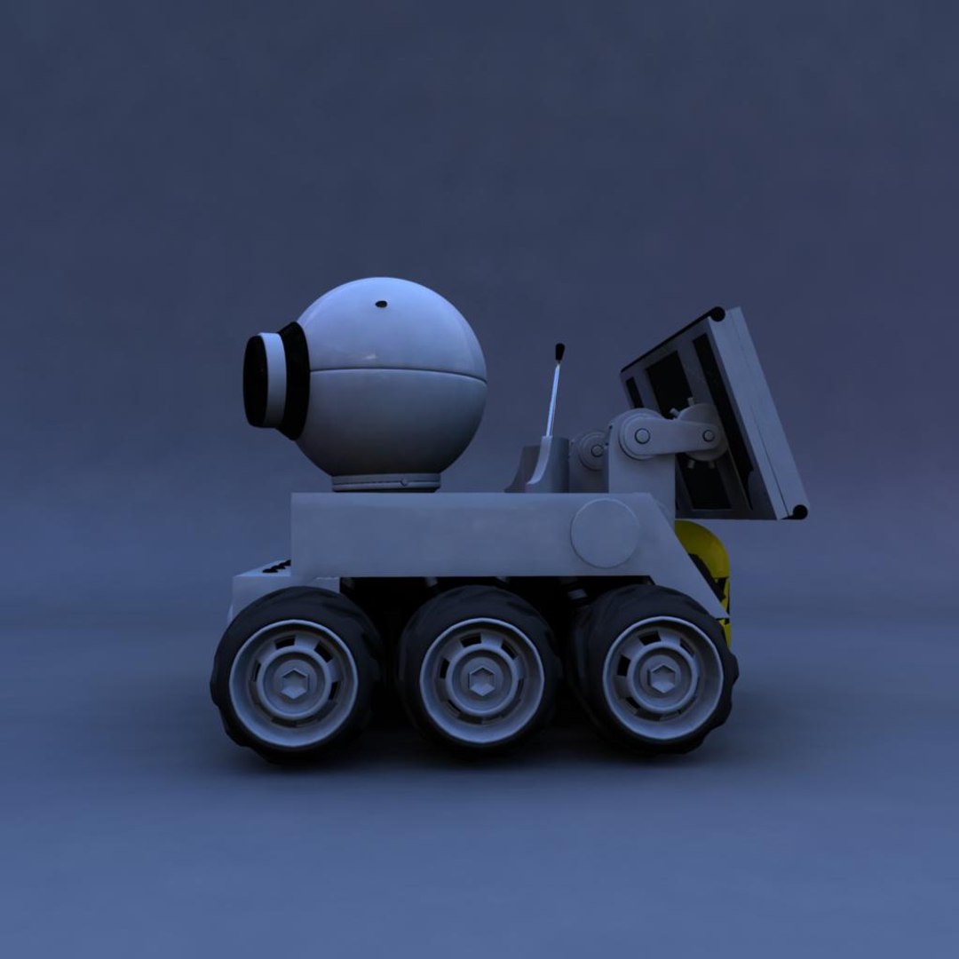 Rigged planet 51 rover 3D model - TurboSquid 1236326