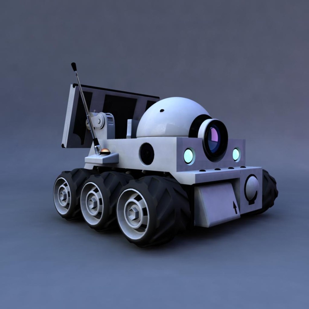 Rigged planet 51 rover 3D model - TurboSquid 1236326