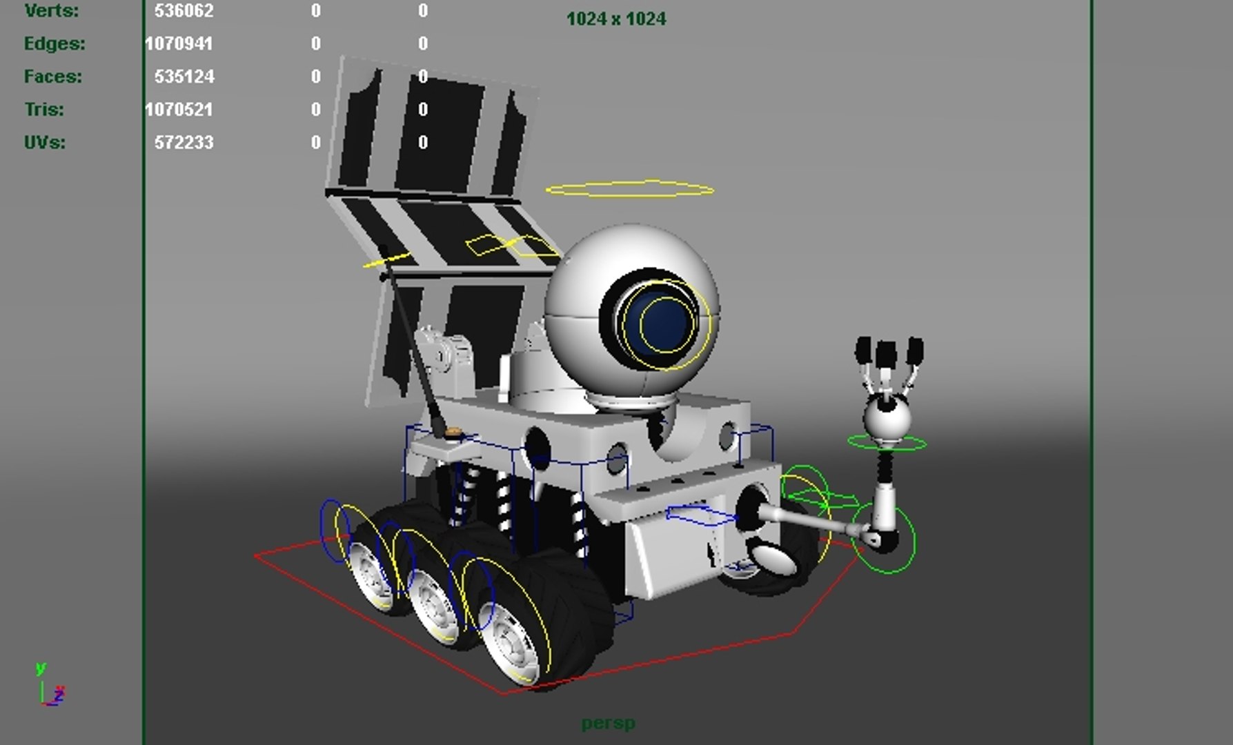 Rigged planet 51 rover 3D model - TurboSquid 1236326