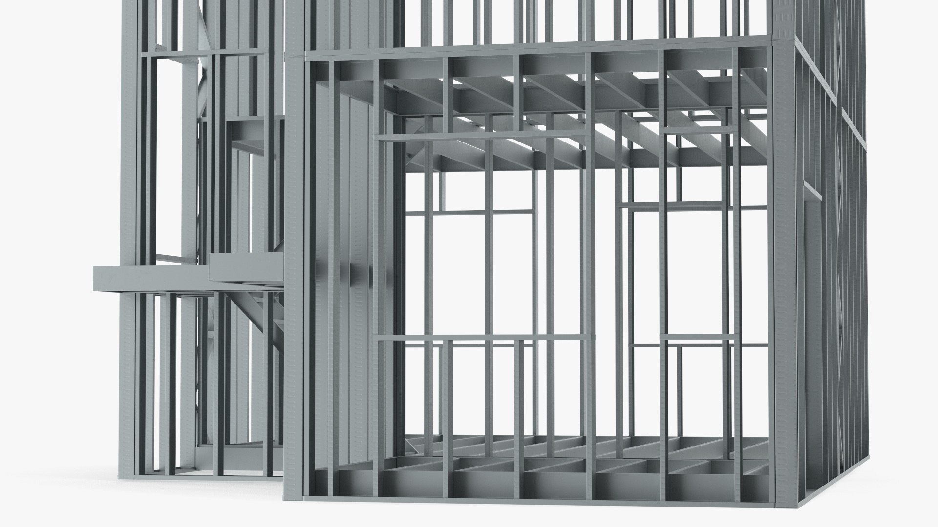 3D Modular Steel Construction Small - TurboSquid 2291268