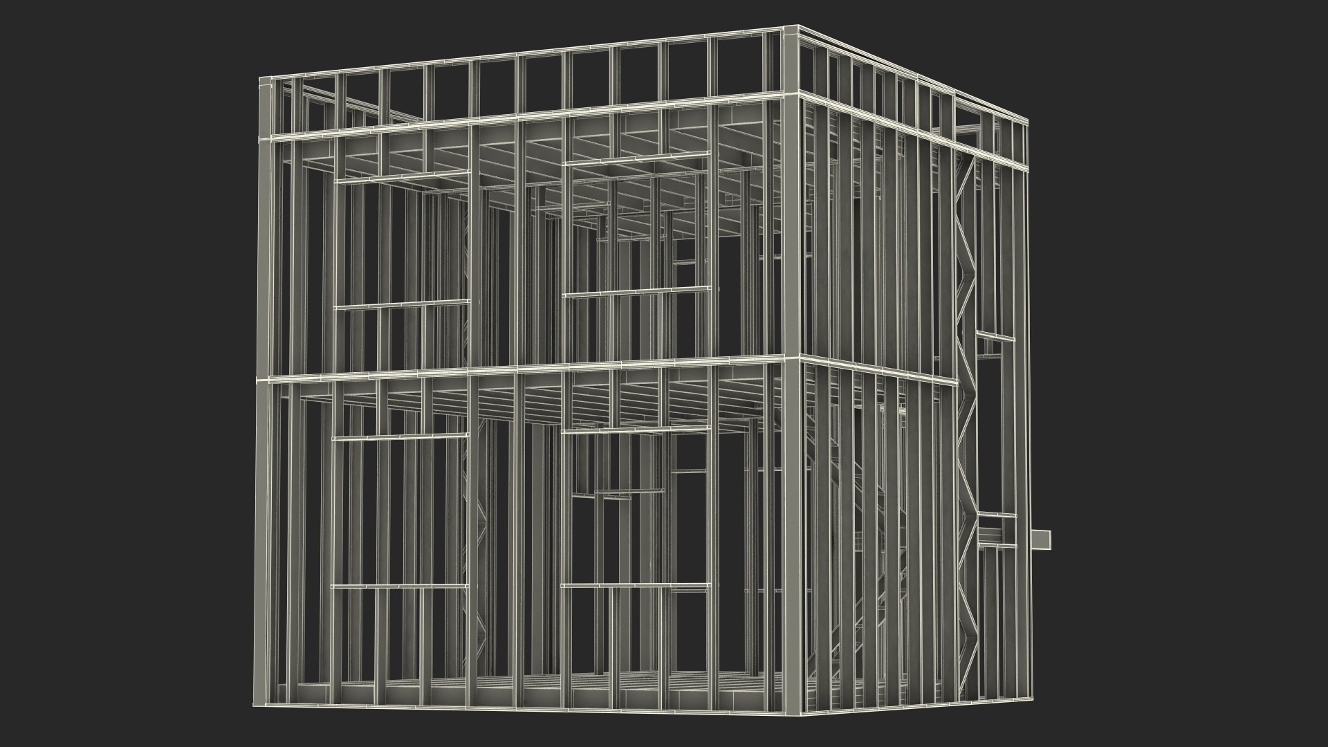3D Modular Steel Construction Small - TurboSquid 2291268
