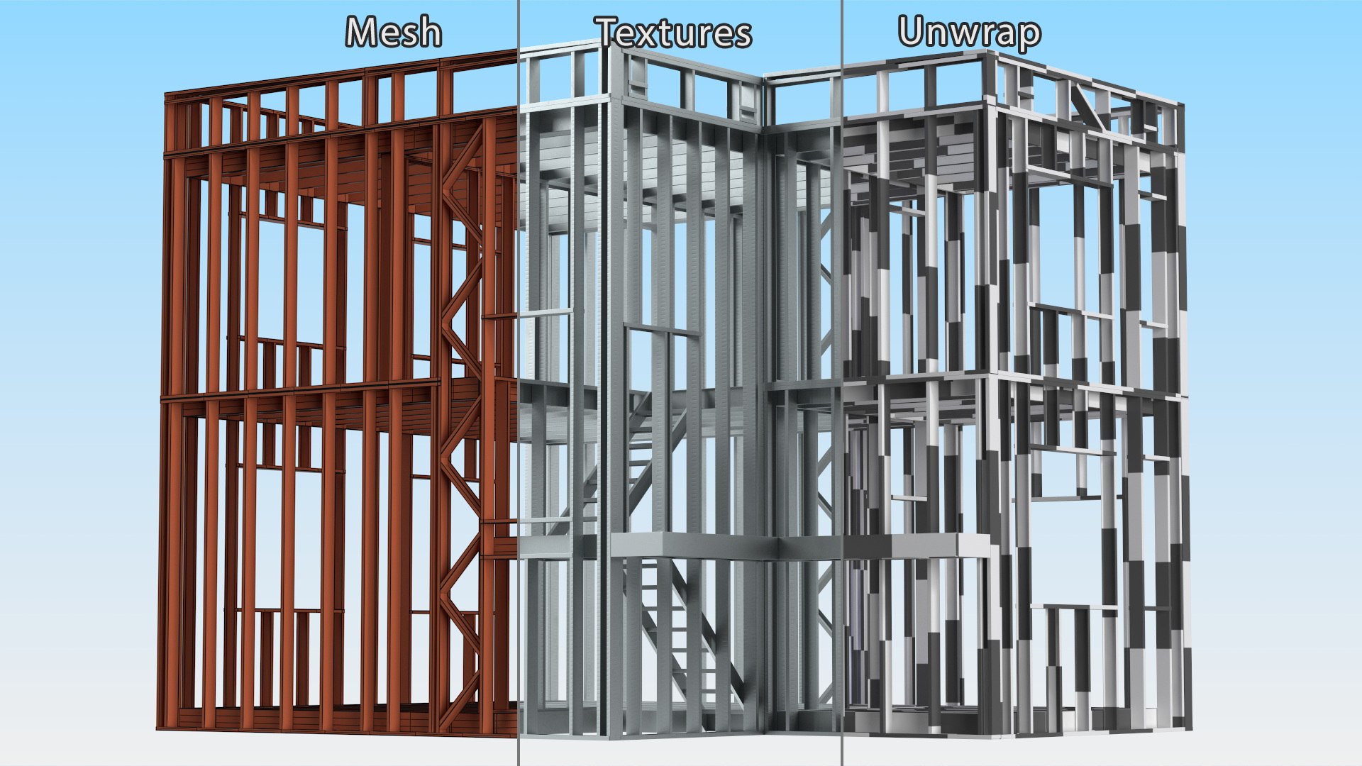 3D Modular Steel Construction Small - TurboSquid 2291268
