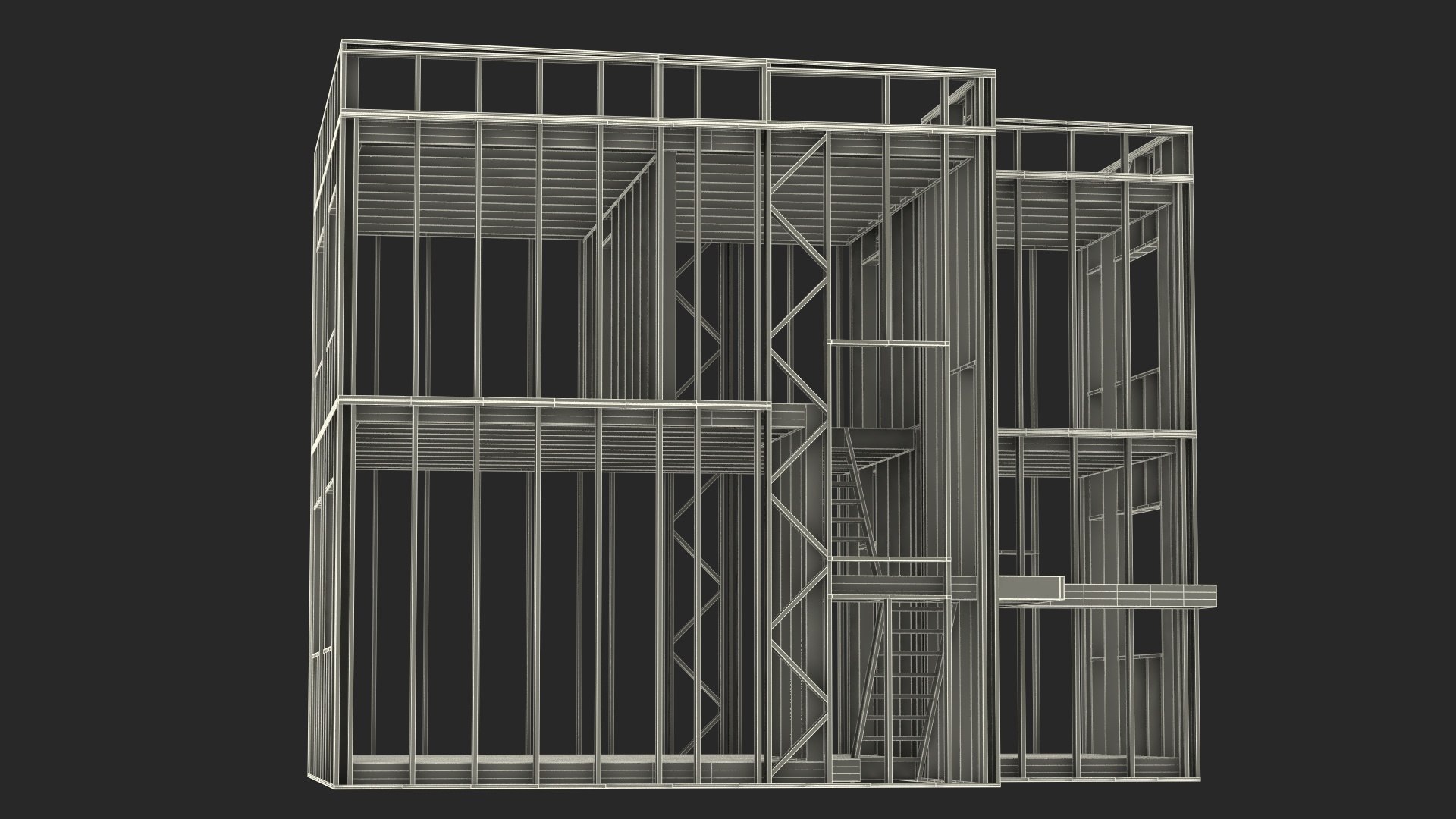 3D Modular Steel Construction Small - TurboSquid 2291268