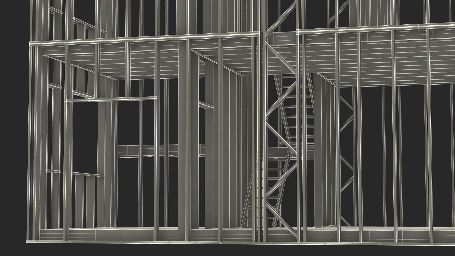 3D Modular Steel Construction Small - TurboSquid 2291268