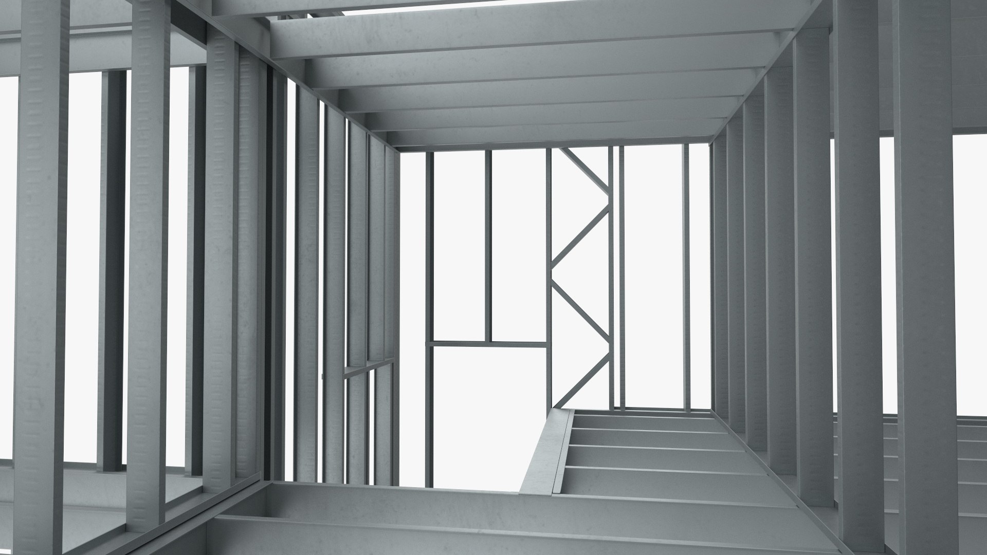 3D Modular Steel Construction Small - TurboSquid 2291268