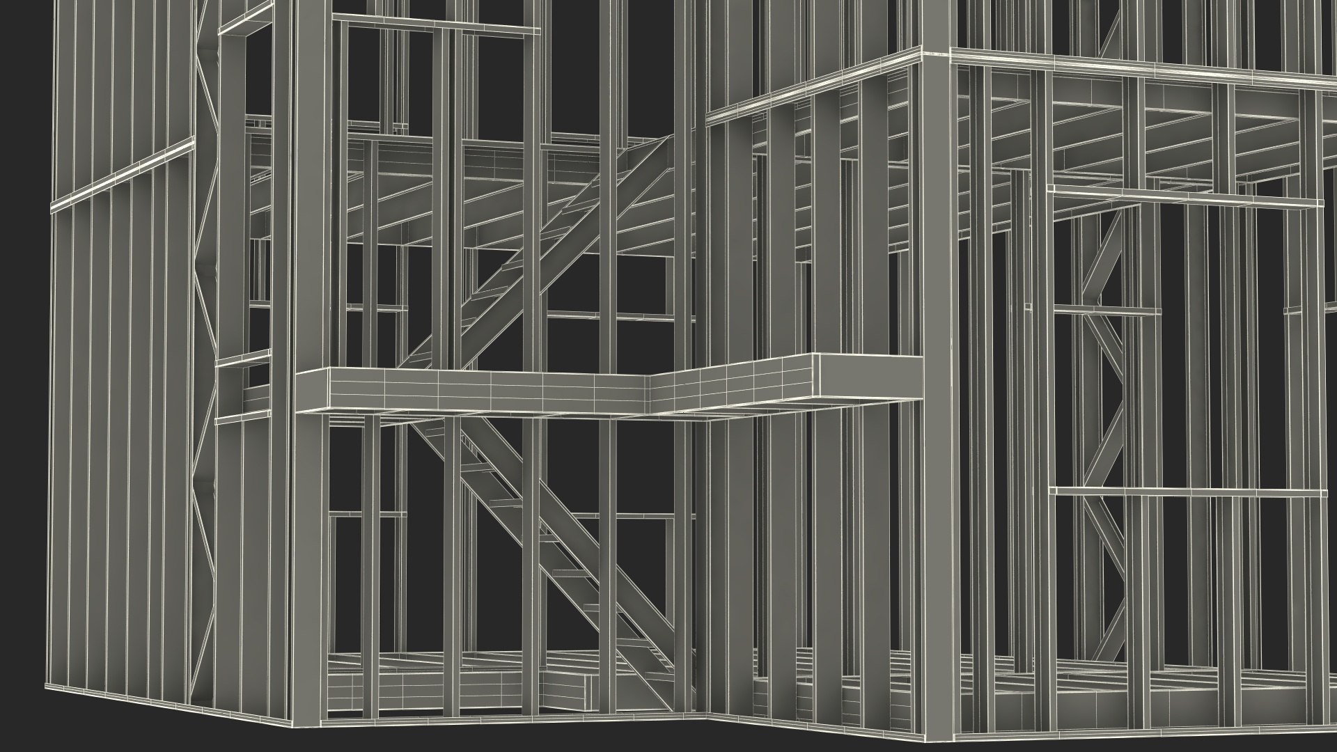 3D Modular Steel Construction Small - TurboSquid 2291268