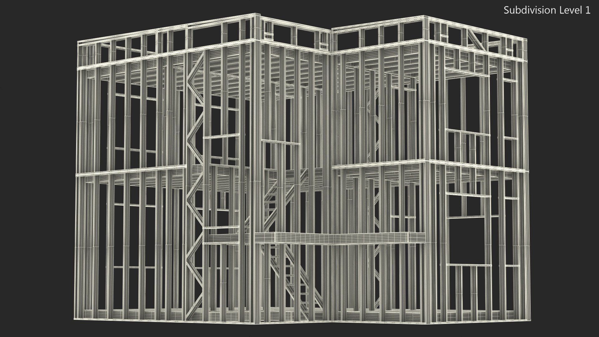 3D Modular Steel Construction Small - TurboSquid 2291268