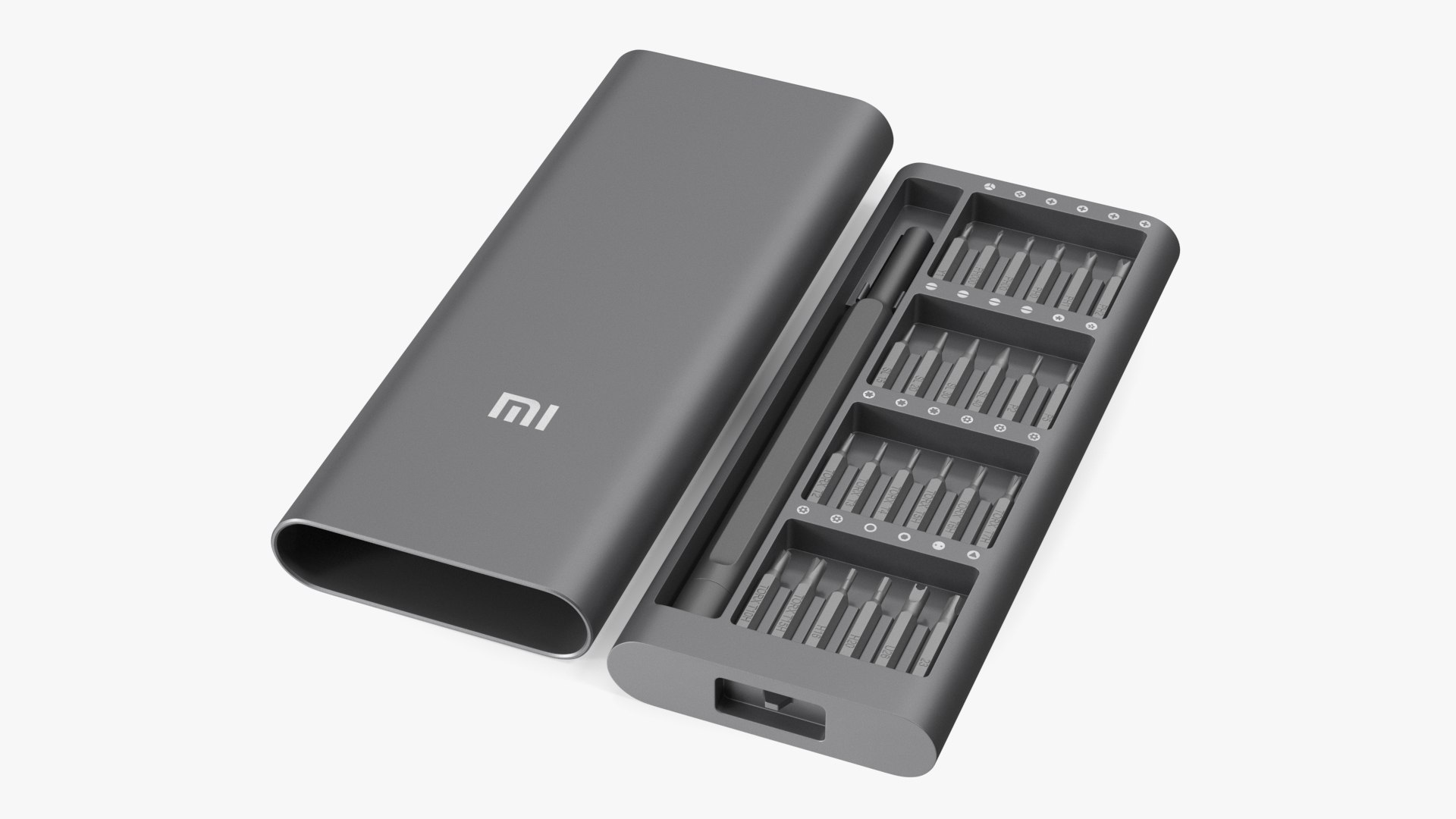 Mi Precision Screwdriver Set Open 3D model - TurboSquid 2170072