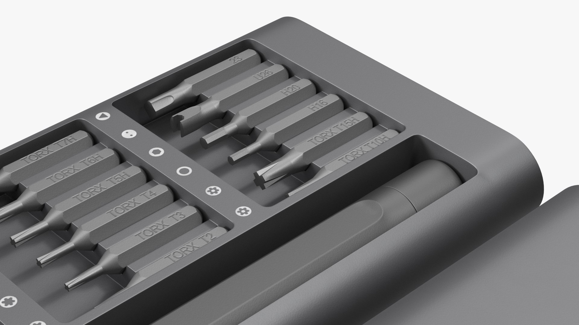 Mi Precision Screwdriver Set Open 3D model - TurboSquid 2170072