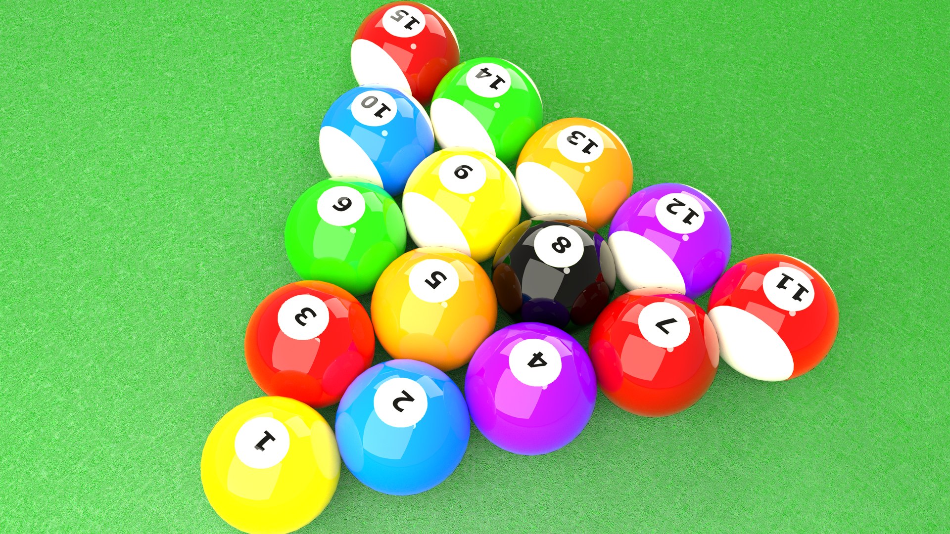 Pool table 3D model - TurboSquid 1168103
