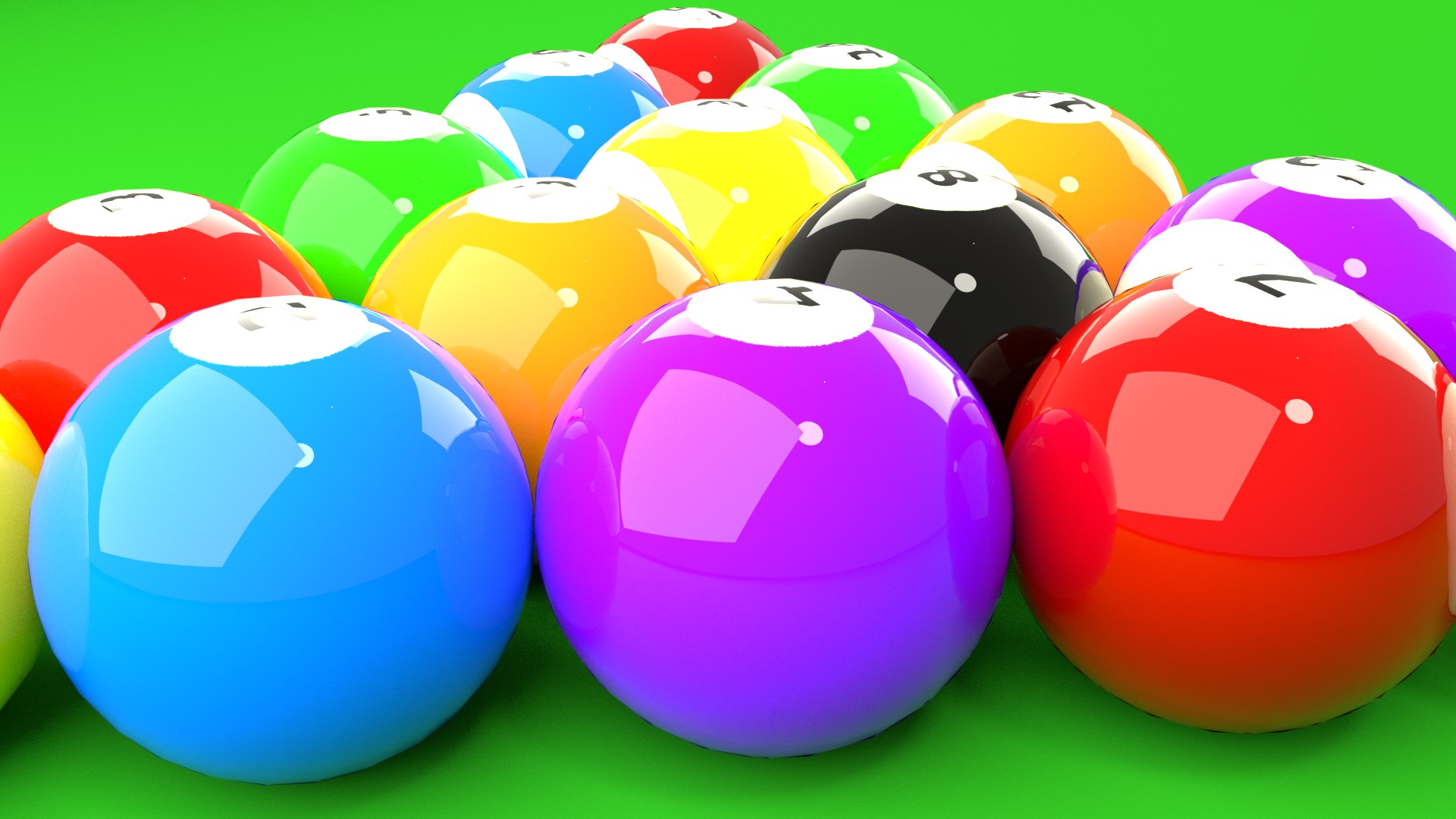 Pool table 3D model - TurboSquid 1168103