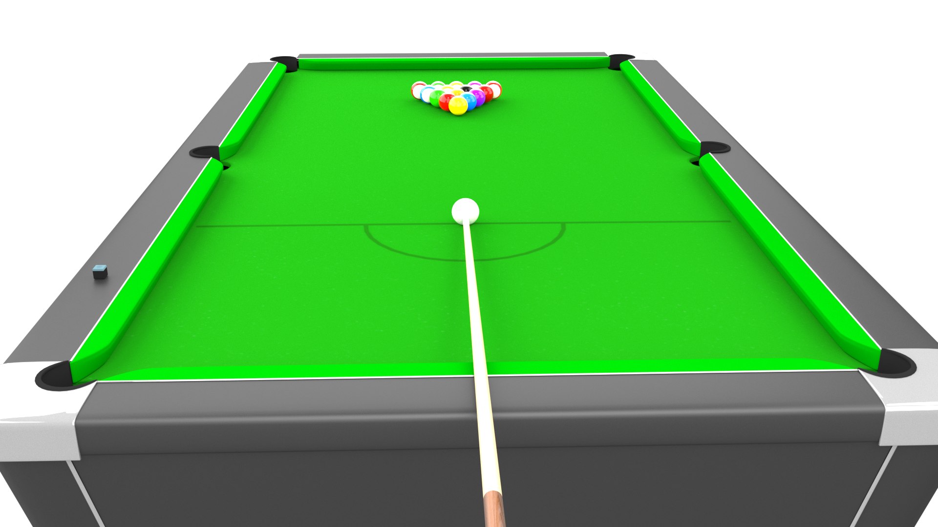 Pool table 3D model - TurboSquid 1168103