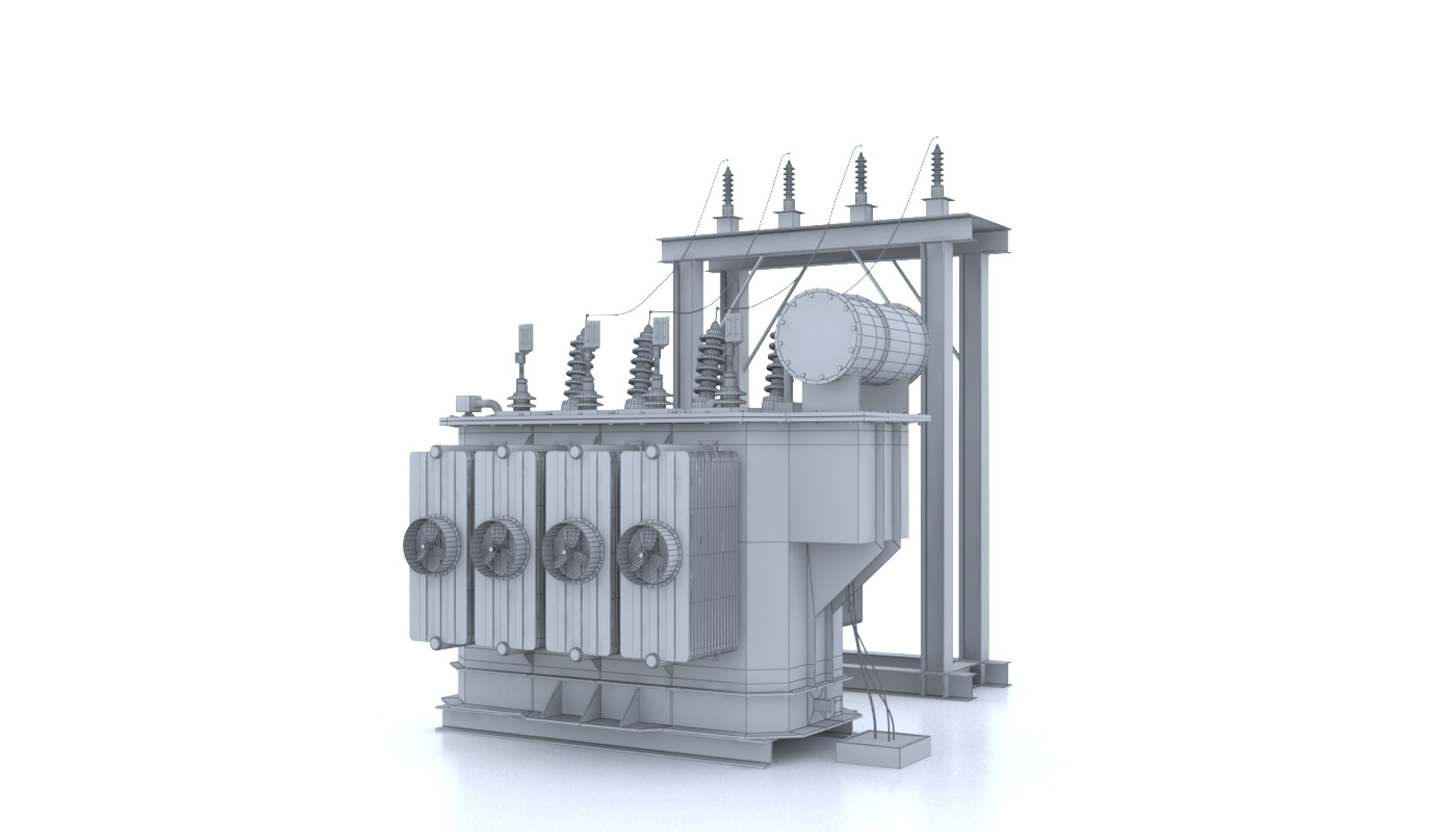 3D Model Power Transformer - TurboSquid 1418041