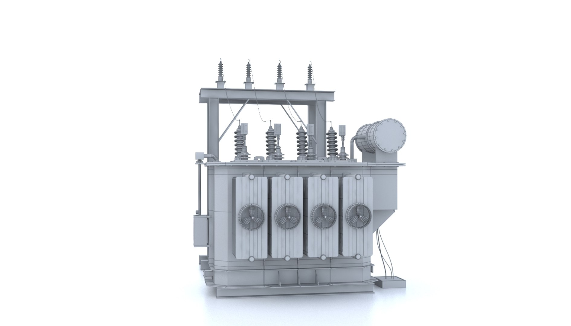 3D Model Power Transformer - TurboSquid 1418041