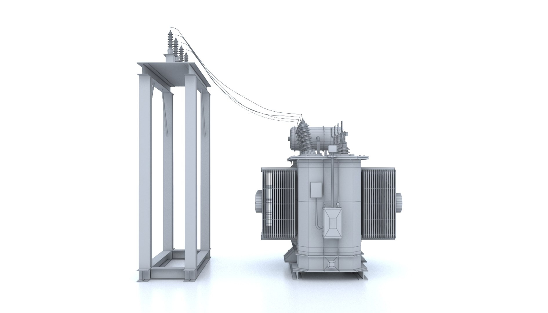 3D Model Power Transformer - TurboSquid 1418041