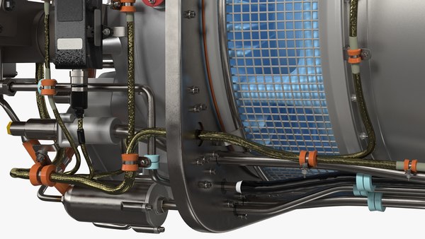 3D pt6c-67c turboshaft slice engine - TurboSquid 1612650