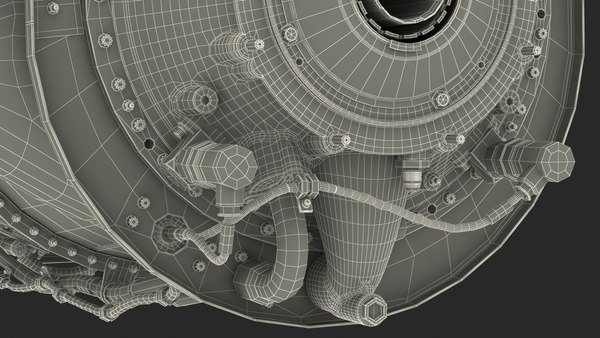3D pt6c-67c turboshaft slice engine - TurboSquid 1612650
