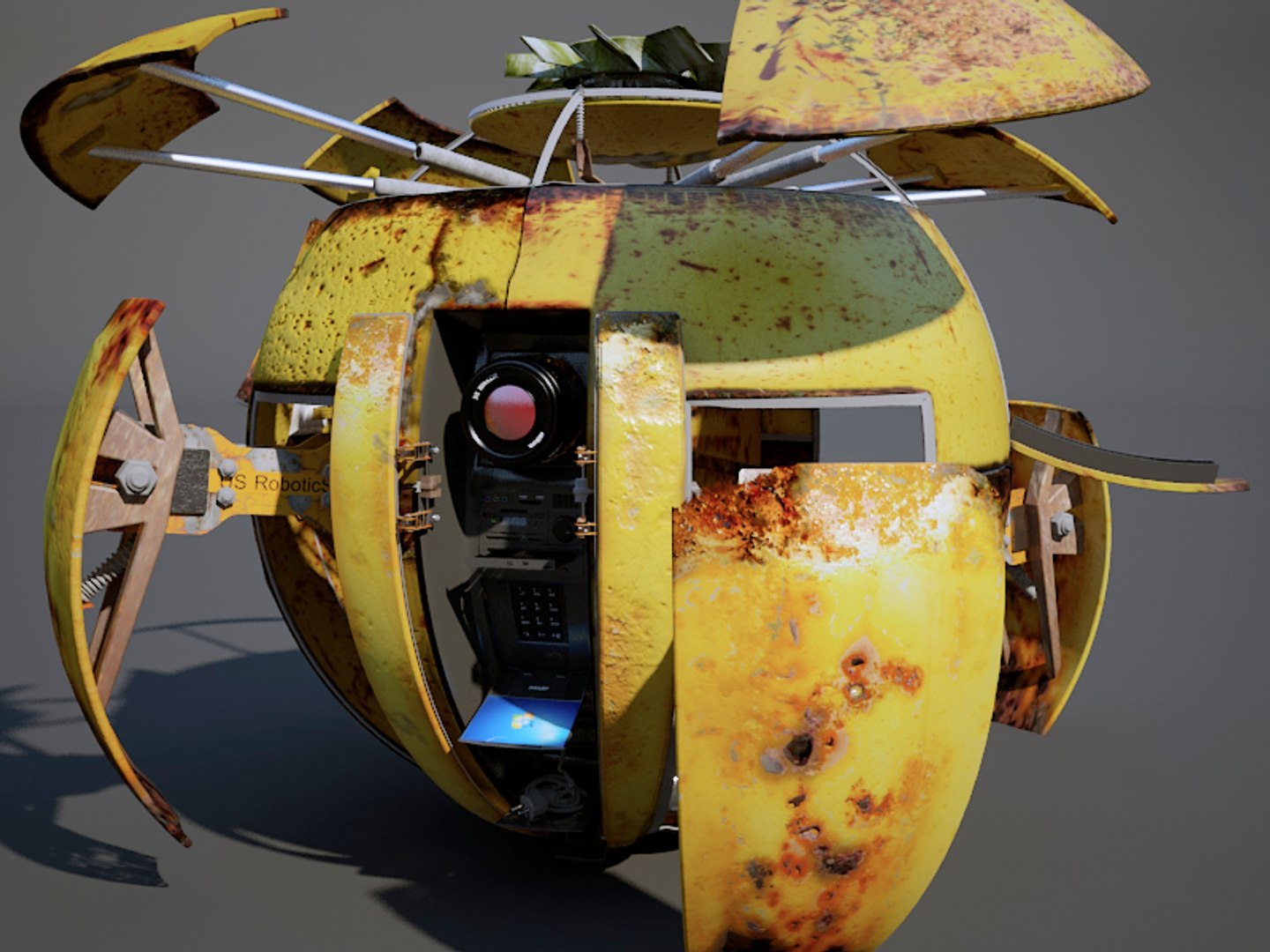 3d model sphere robot