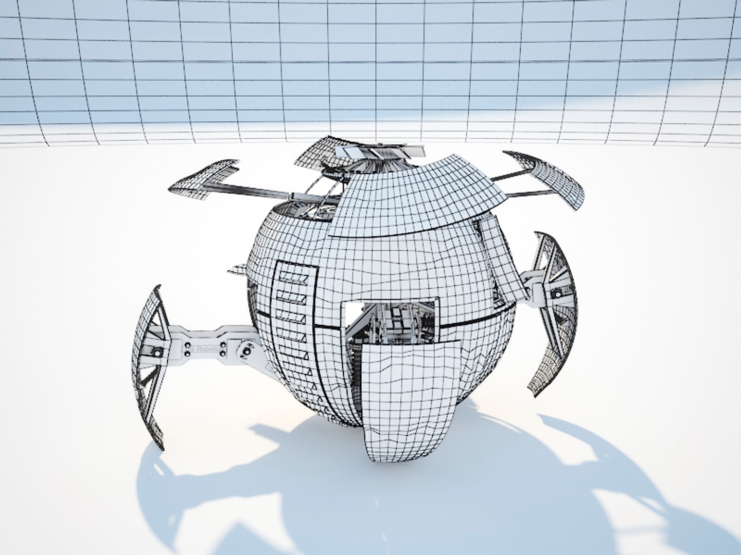 3d model sphere robot