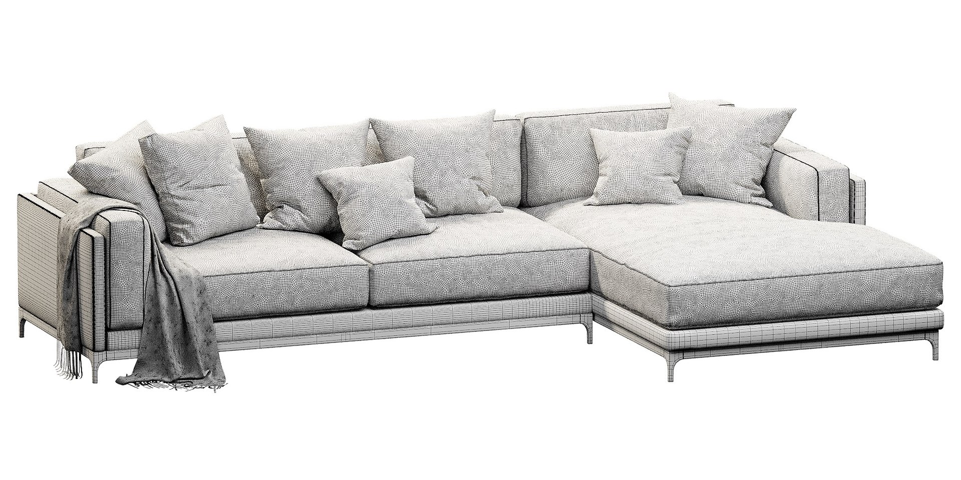 3D CTS Salotti Time Chaise Lounge - TurboSquid 2017702