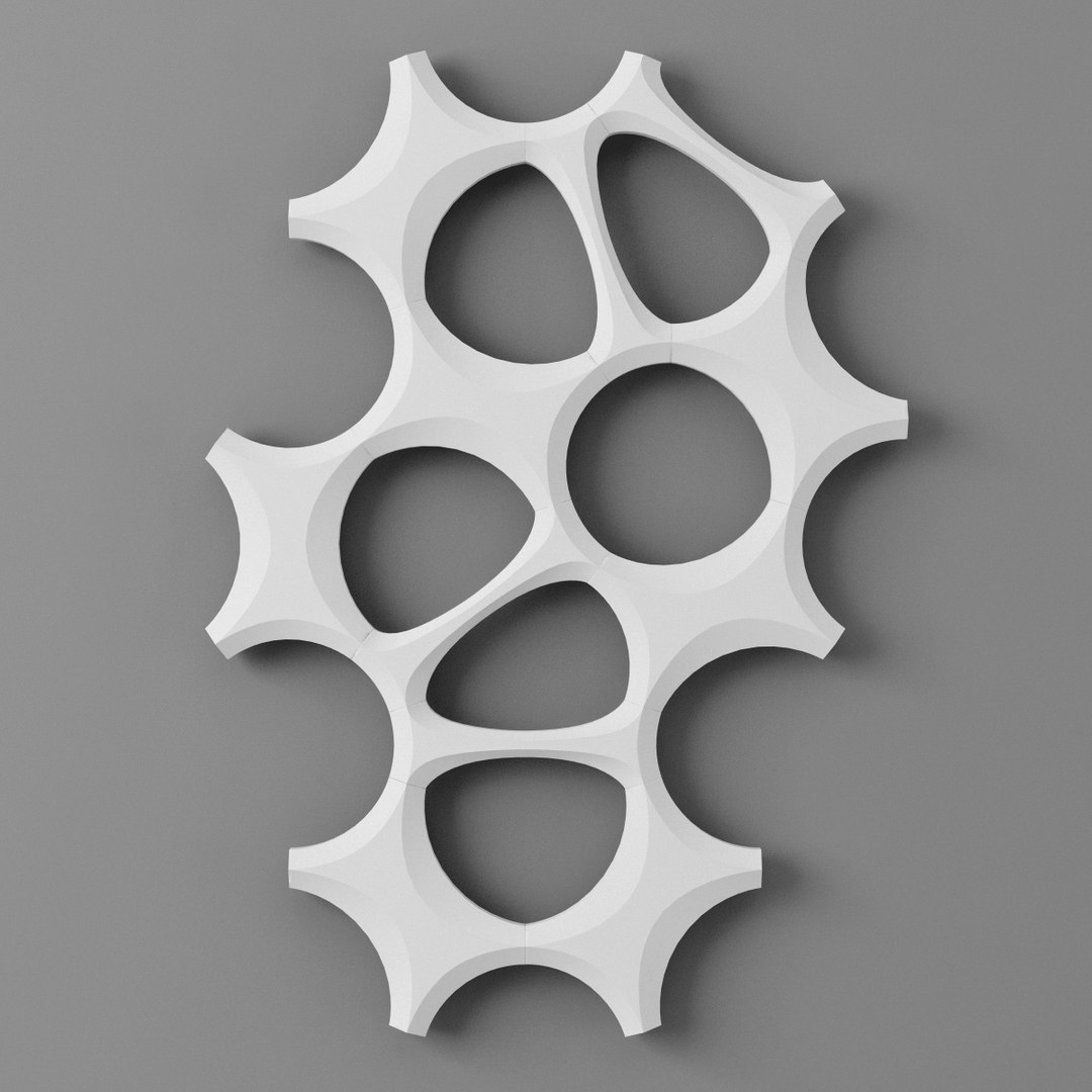 3D Elements Organic Wall Panels Model - TurboSquid 1314361