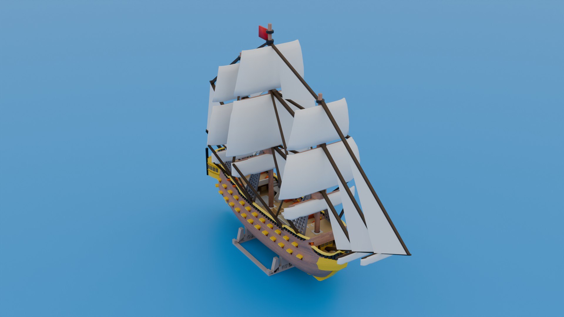 3D Medieval Ship Model - TurboSquid 2291941