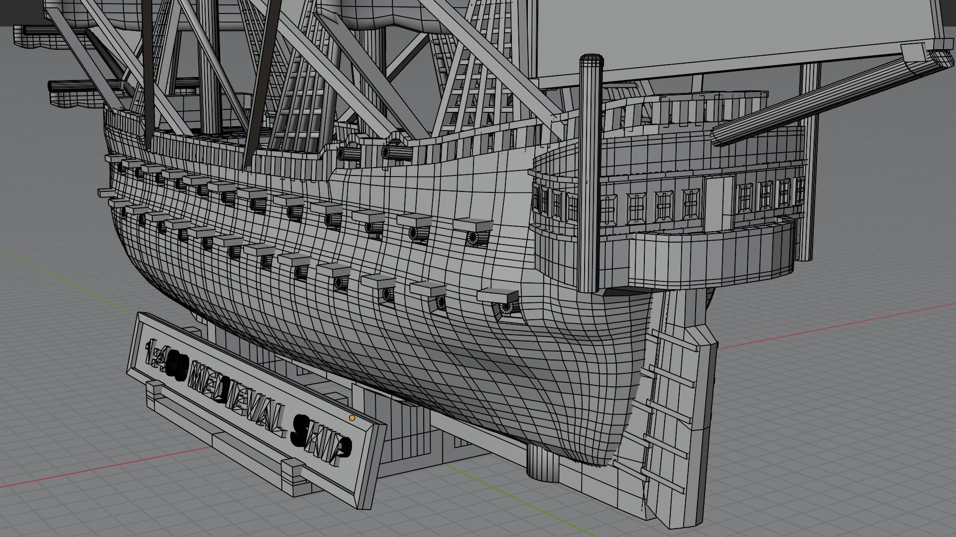 3D Medieval Ship Model - TurboSquid 2291941