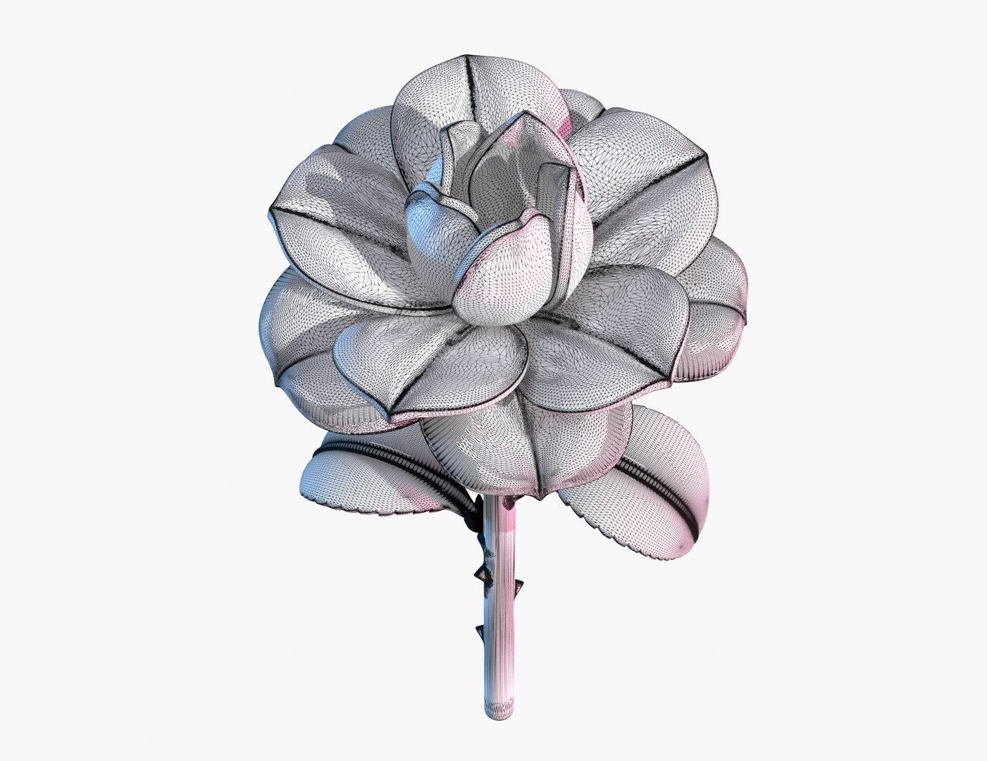 3D Model Rose Assembly II Printable - TurboSquid 2379998