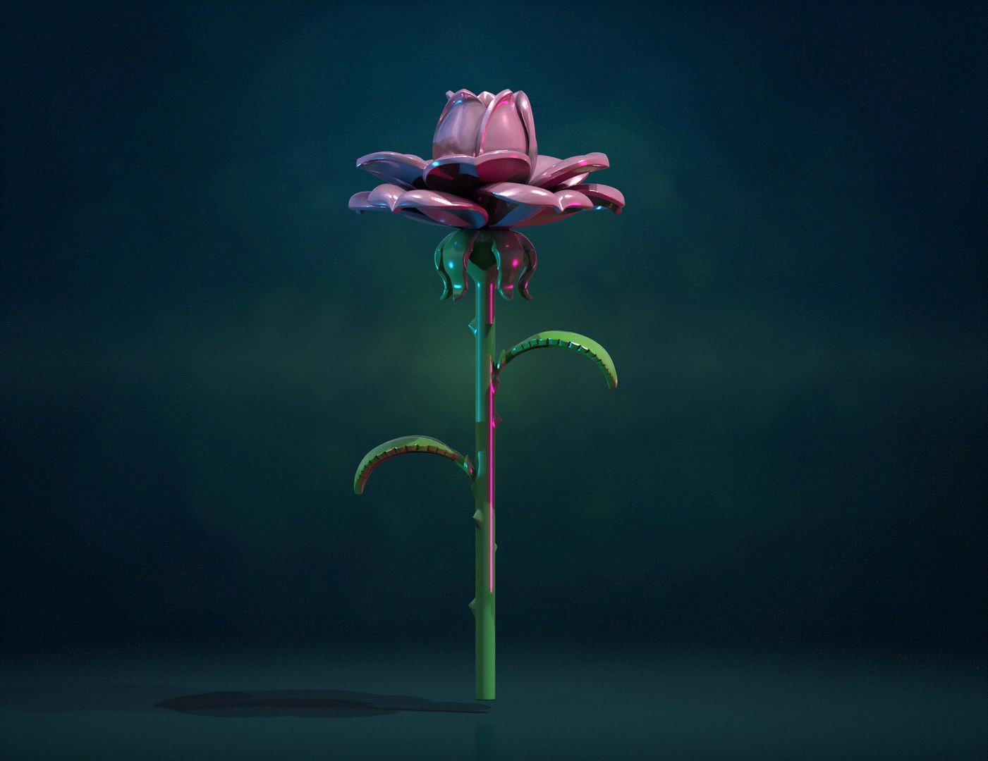 3D Model Rose Assembly II Printable - TurboSquid 2379998