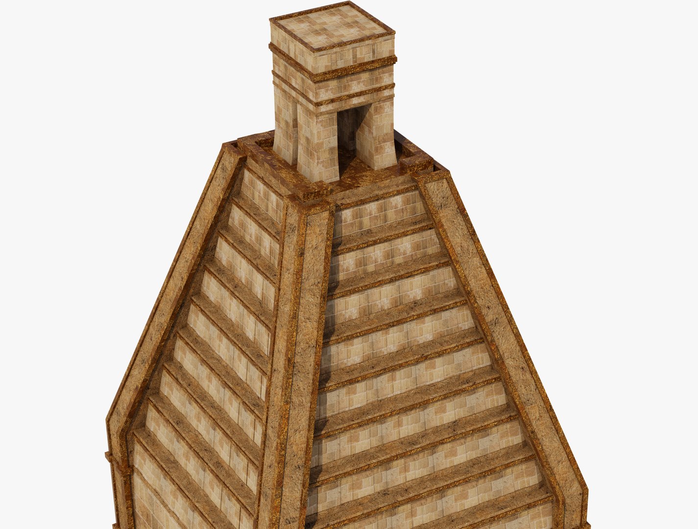 3D Model Egyptian Pyramid Building - TurboSquid 2035218