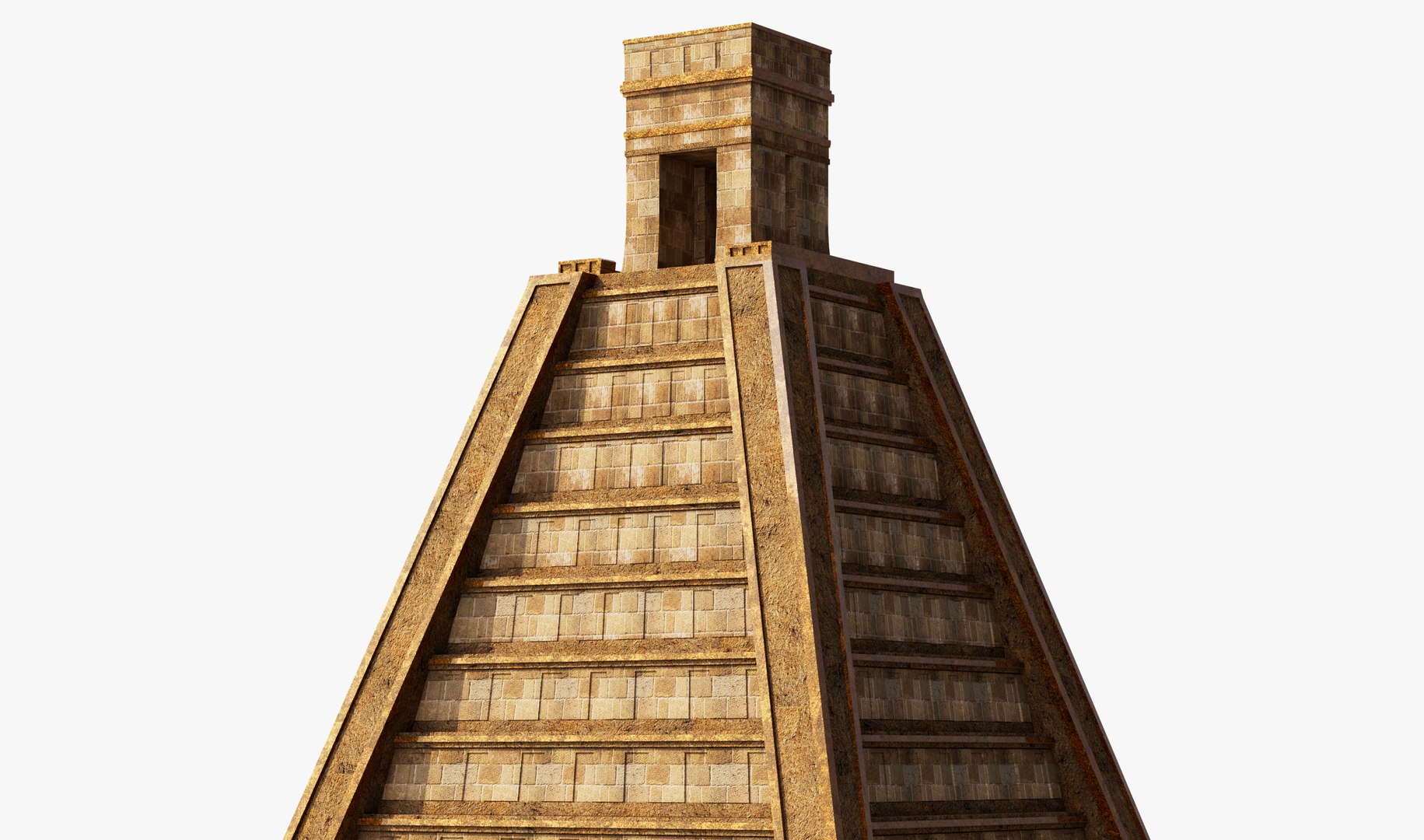 3D Model Egyptian Pyramid Building - TurboSquid 2035218