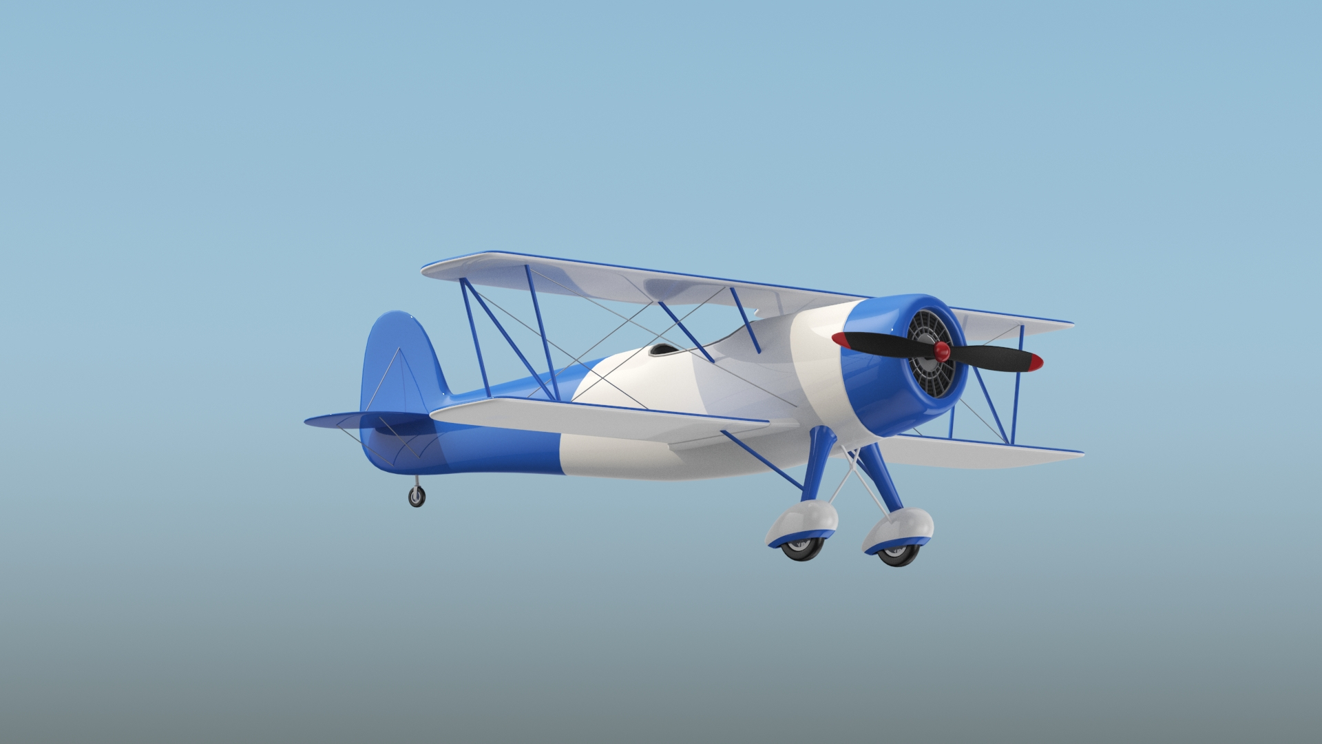 Biplane 03 Model - TurboSquid 1828017
