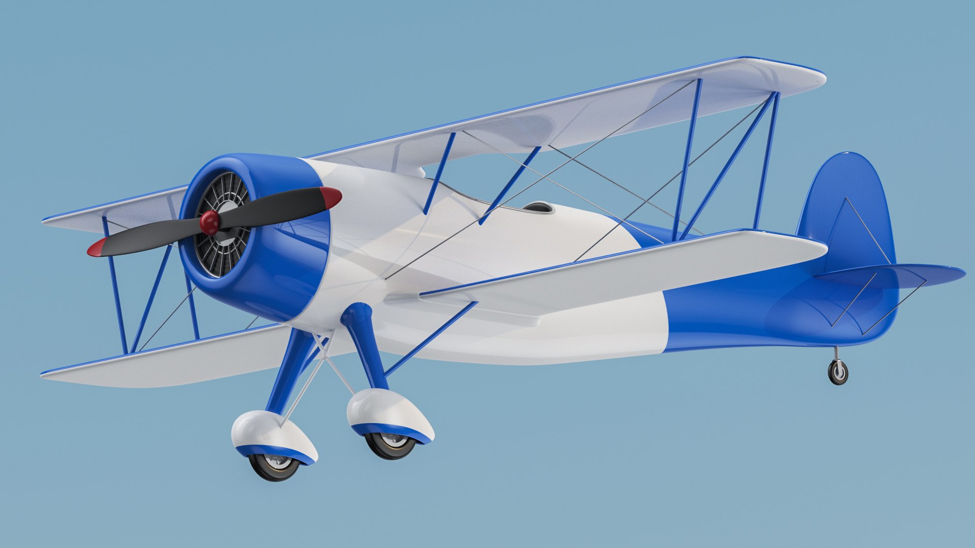 Biplane 03 Model - TurboSquid 1828017