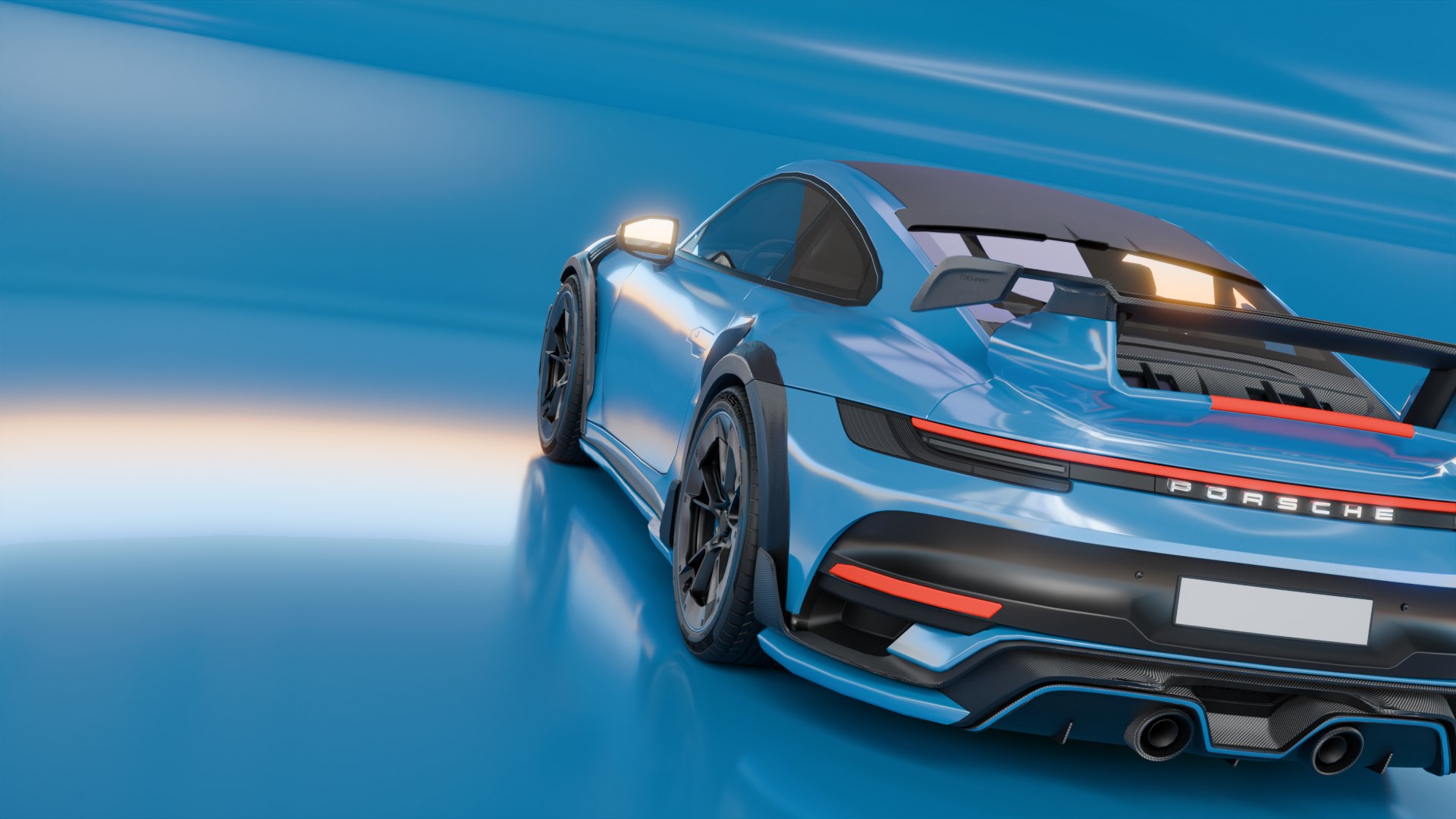 3D Porsche GT3 RS PBR High Quality Model - TurboSquid 2350013