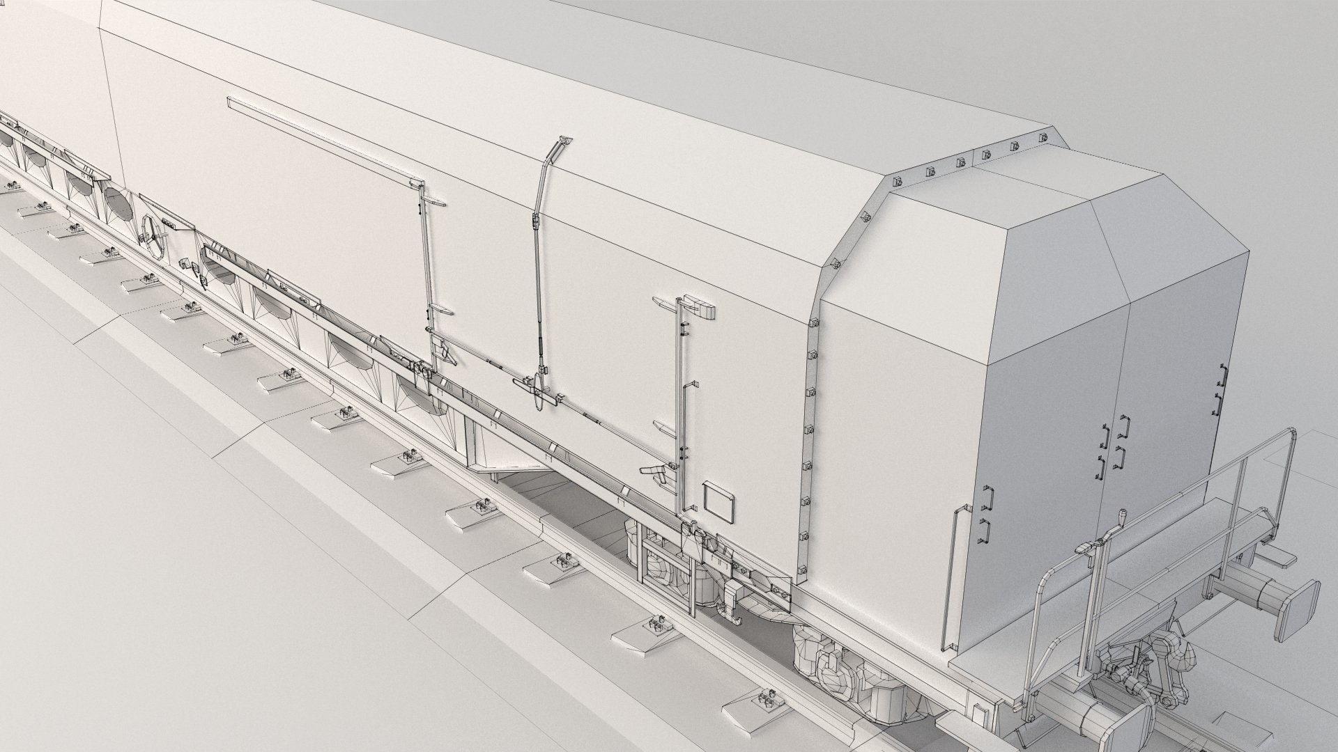 3D train container - TurboSquid 1527230