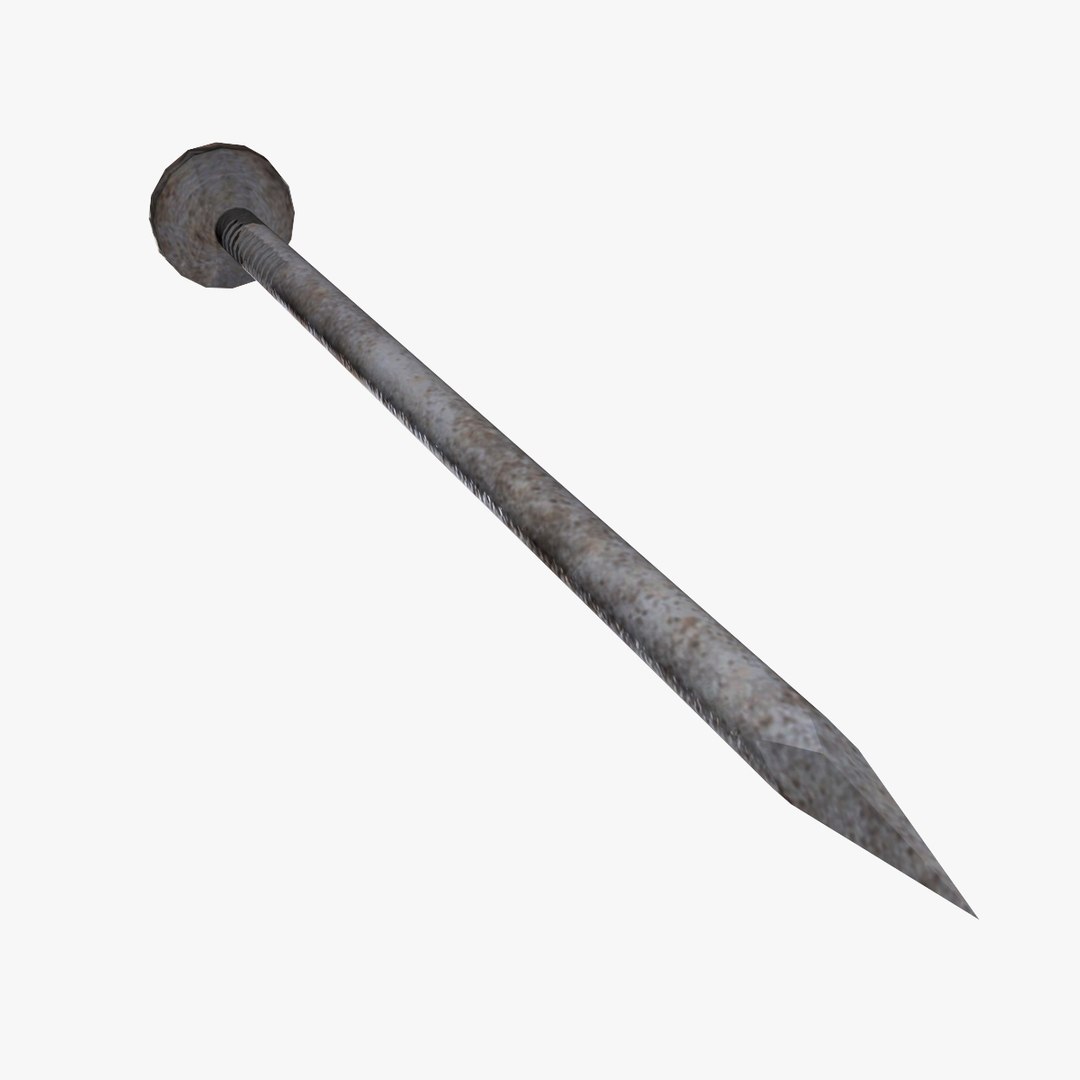 Free C4d Model Rusty Nail